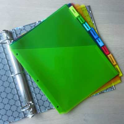 Plant Based Recipe Binder | Organizing A Plant Based Life