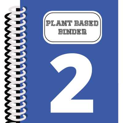 Plant Based Recipe Binder | Organizing A Plant Based Life