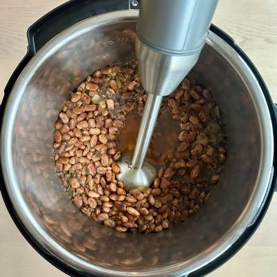 Instant Pot Refried Beans | Organizing A Plant Based Life